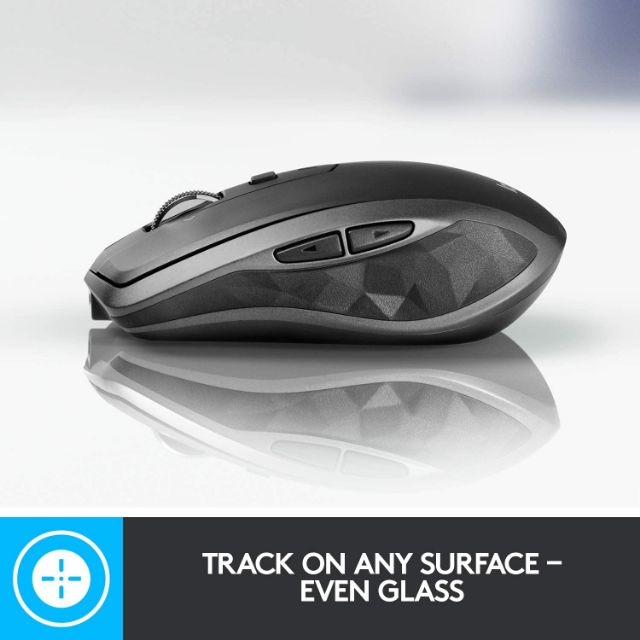Logitech MX Anywhere 2S Wireless Mouse ใช้งานได้ทุกพื้นผิว - BLACK (สี ...
