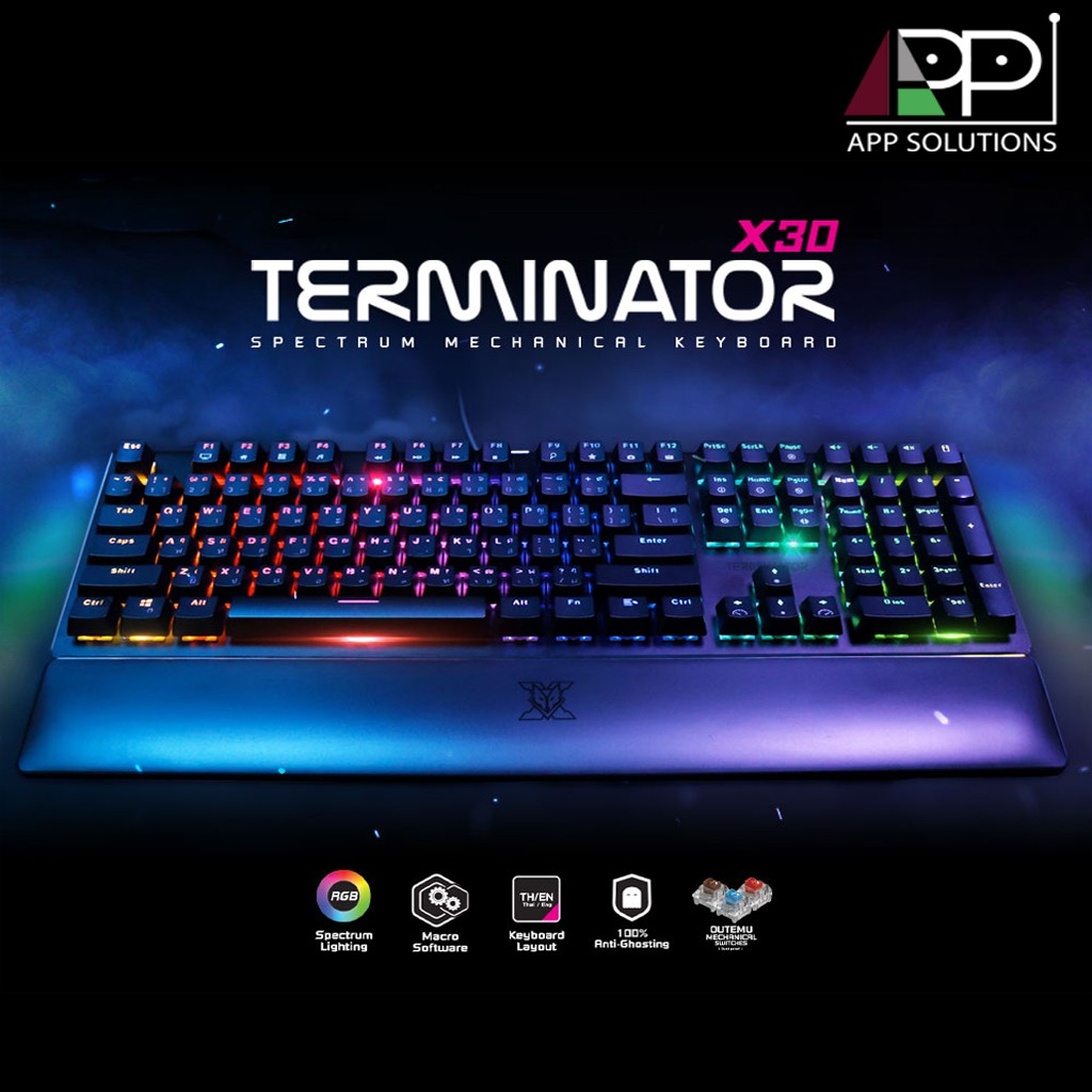 Free MousePad????NUBWO KEYBOARD(คีย์บอร์ด)Gaming รุ่นTerminator X30 ...