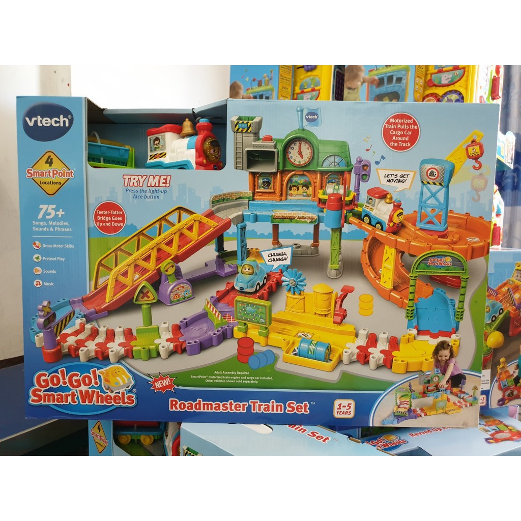 VTech Go! Go! Smart Wheels Roadmaster Train Set English Edition Toys R ...