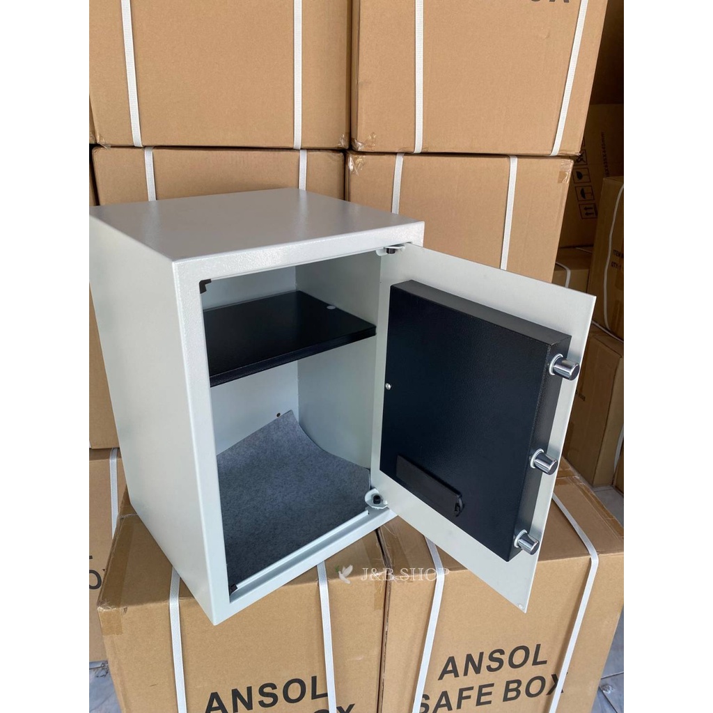 ANSOL ตู้เซฟ พร้อมระบบล็อคที่แน่นหนา 3 ชั้น เปิดปิด การทำงานด้วยกุญแจ ...