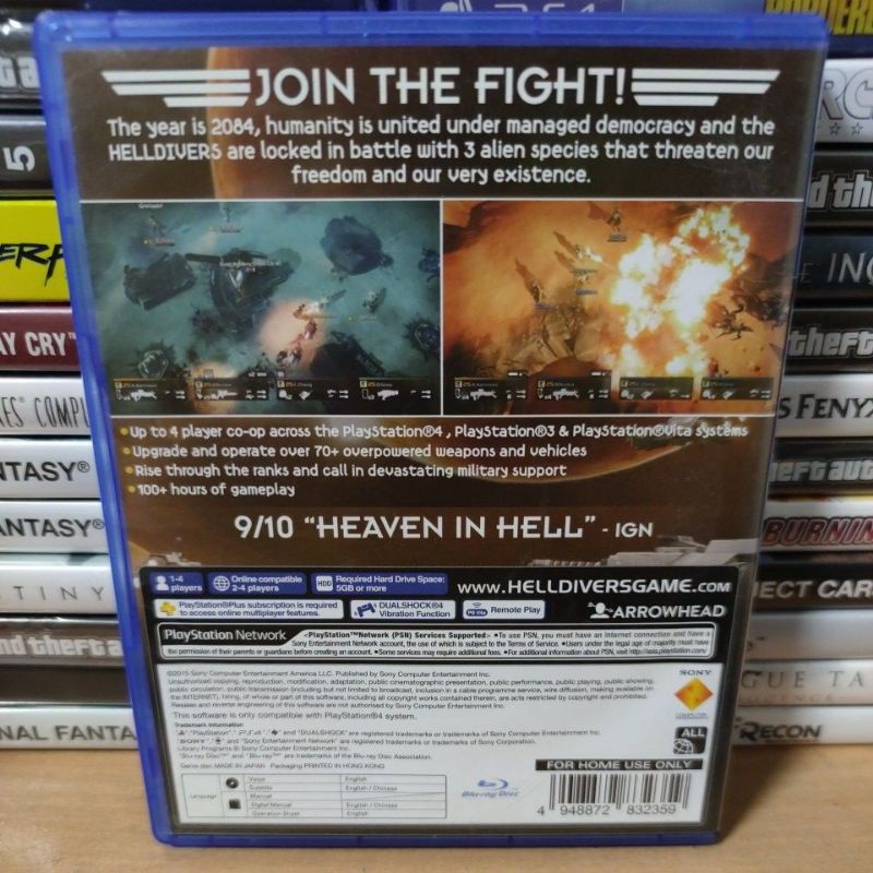 Ps4 Helldivers (Z3)(มือ2) - billz_gameshop - ThaiPick