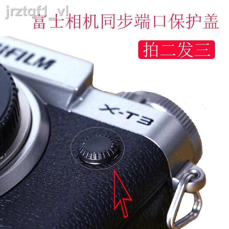 ยางอะไหล่กล้อง Fuji XT1 XT2 XT3 XT4 XH1 XH2 GFX50S GFX50R พลาสติกปิดชัตเตอร์ซิงค์พอร์ต มือ 1 ...