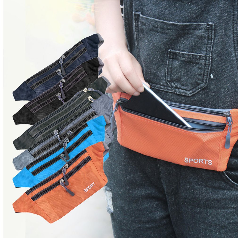 CKST กระเป๋าคาดเอว อเนกประสงค์ ใส่ไปออกกำลังกาย วิ่ง กันน้ำ สีดำ ...