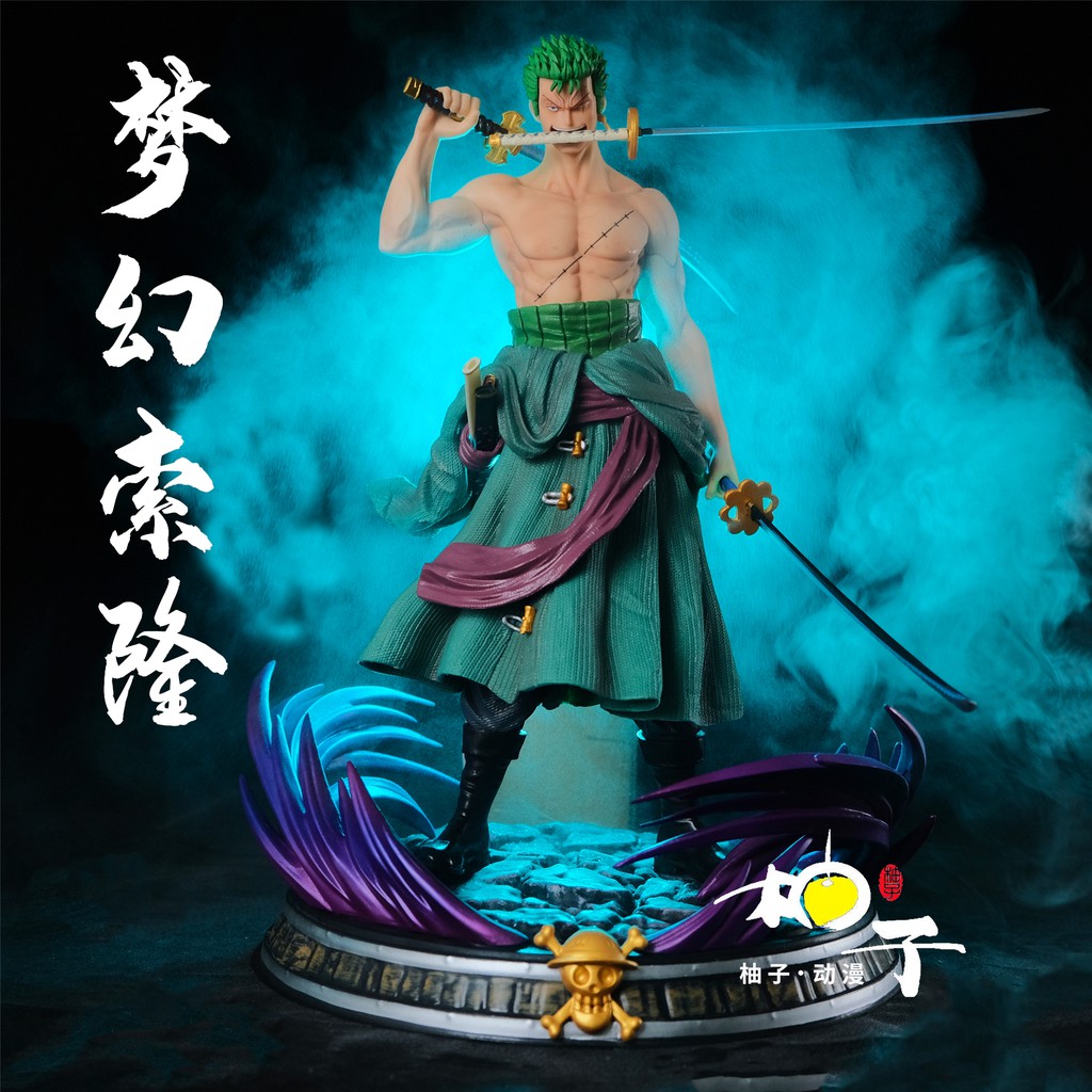 One PieceGKมือทำฝัน solon สองหัวแกะสลักสามมีดไหลสามพันโลกอะนิเมะขนาด ...