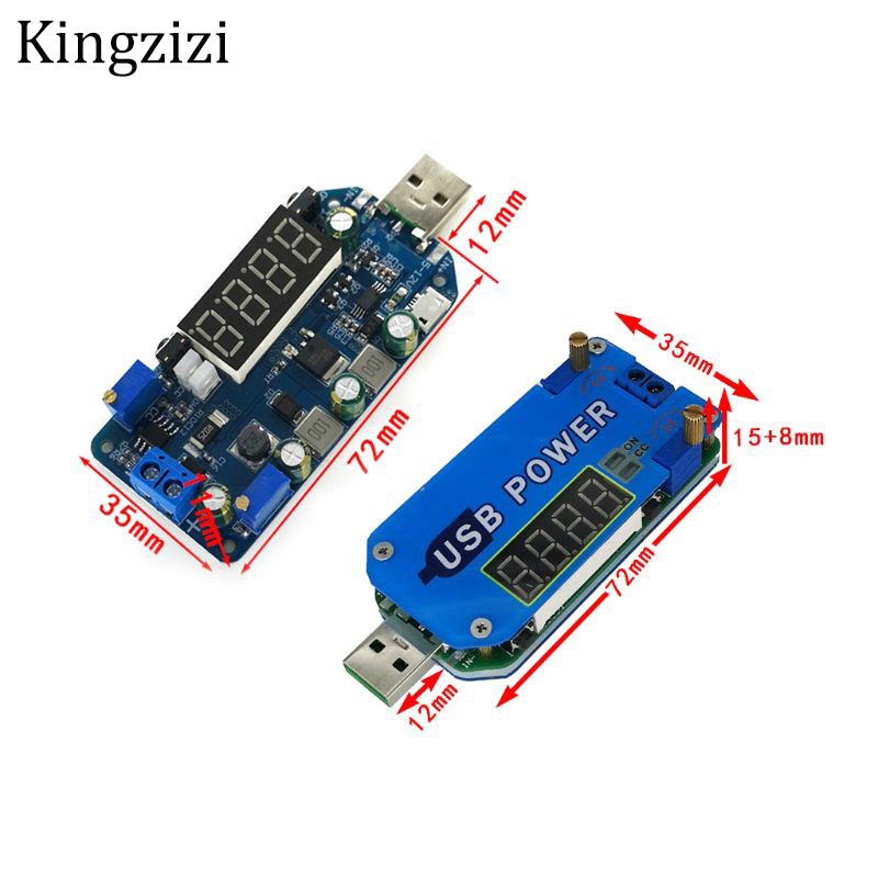 DP2 15W Adjustable DC-DC CC CV USB 5V to 3.3V 9V 12V 24V 30V Step ...
