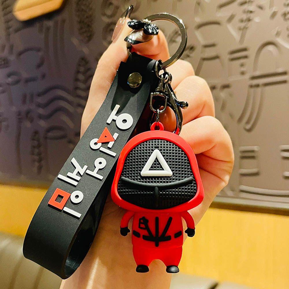 OKDEALS Anime Key Chains Car Accessories Hanging Ornaments Squid Game ...