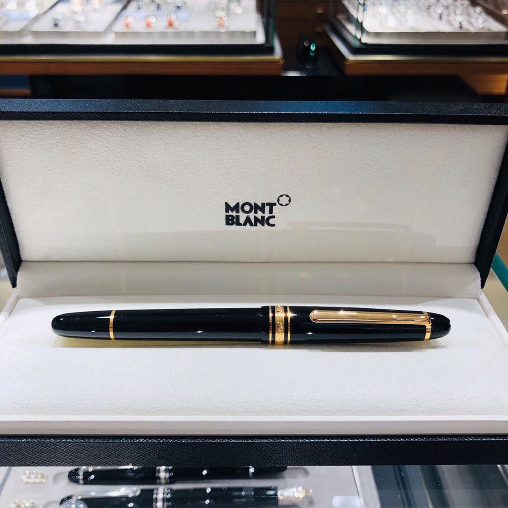 เคาน์เตอร์พิเศษ ปากกา Montblanc บิ๊กคลาส P145 คลาสสิกหรูหรา 14K ปากกาหมึกพิมพ์ของขวัญรับประกัน ...