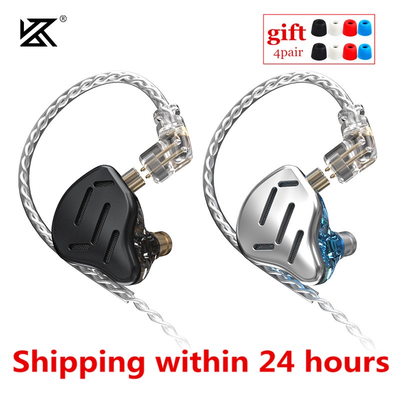 KZ ZAX 1DD 7BA Hybrid In Ear Earphones 16 Driver Unit Headset HIFI DJ ...