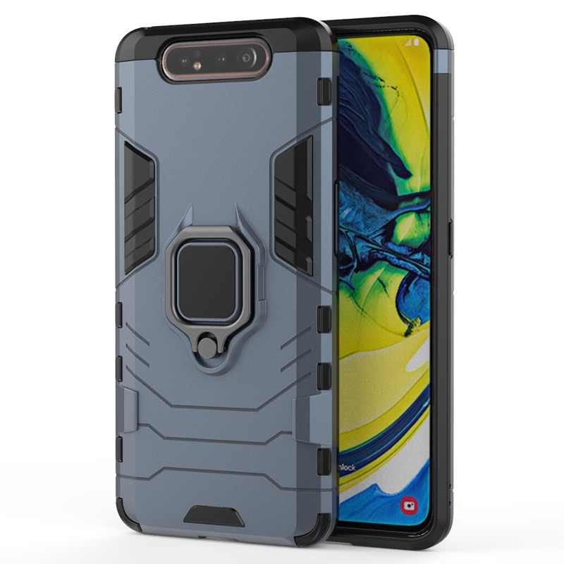 เคส Samsung Galaxy A80 พลาสติกแบบแข็ง Armor Shockproof Phone Case Back ...