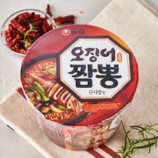 nongshim ojingo champong cup มาม่าเกาหลี จัมปงรสปลาหมึกรสซีฟู้ด 오징어 짬뽕 ...