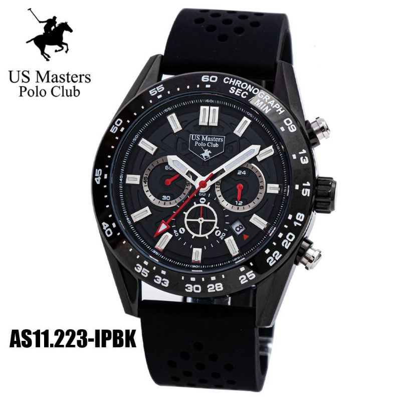 US Masters Polo Club นาฬิกาผู้ชาย สายซิลิโคน รุ่น AS11.223 - st4j_msj5w ...