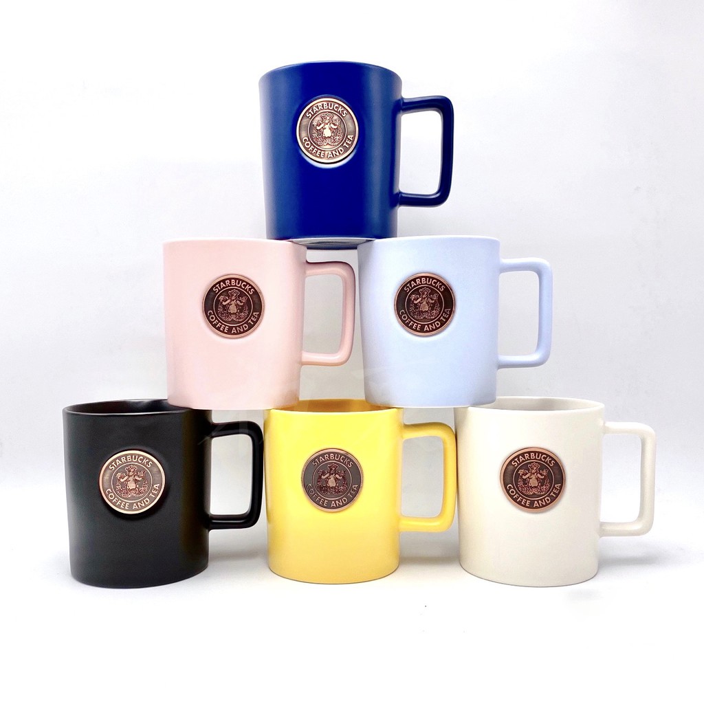 Starbucks Cup 2020 Deep Sea Blue Lake Blue Shell Bronze Black Mug ...