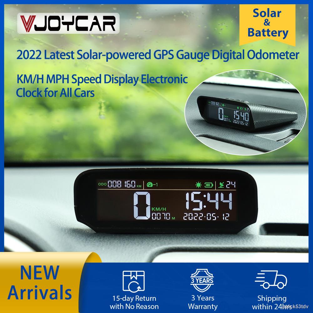 Vjoycar S100 2022 Latest Solar-powered Gps Gauge Wireless Hud Display ...