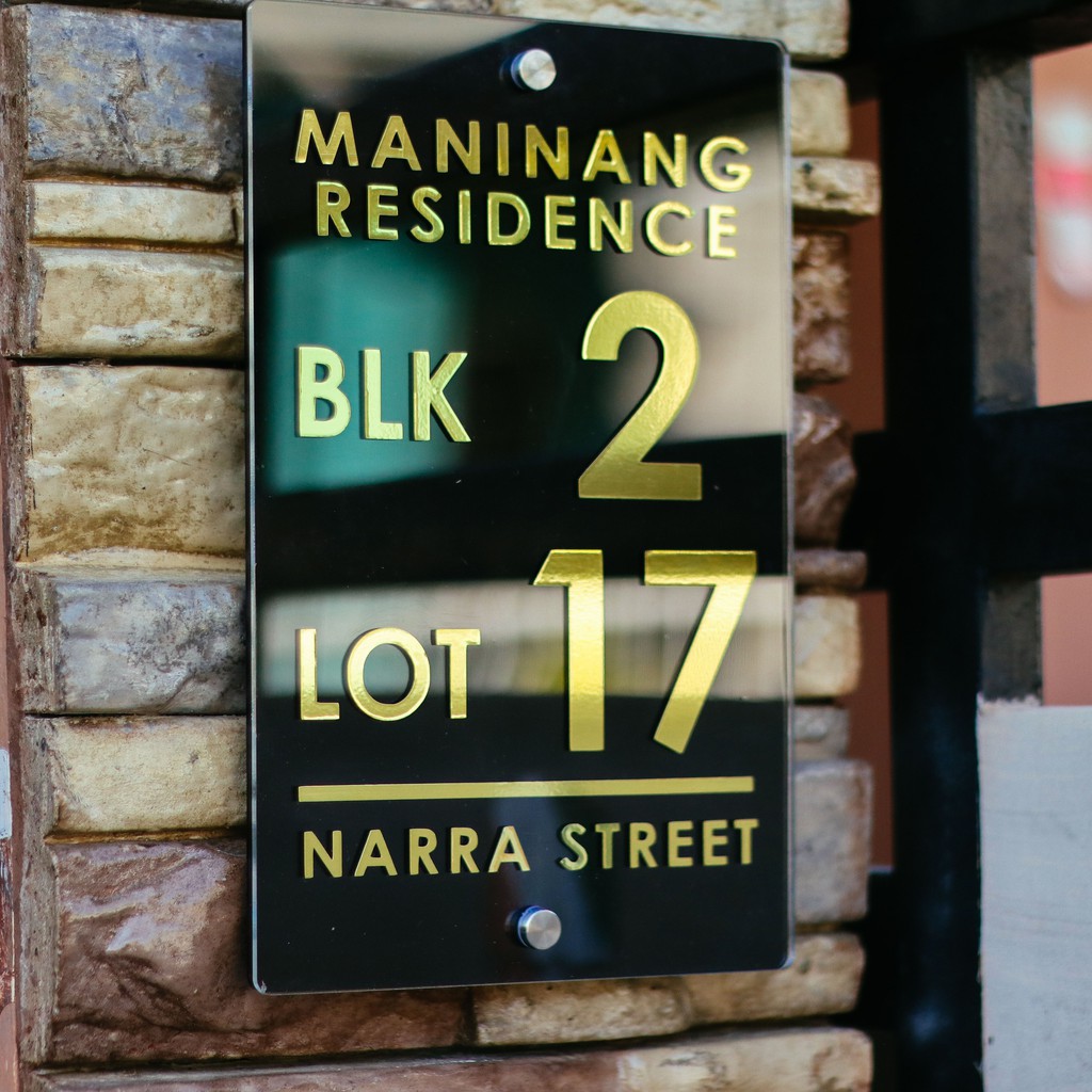 House Number Plate (Double Layer) | Shopee Thailand