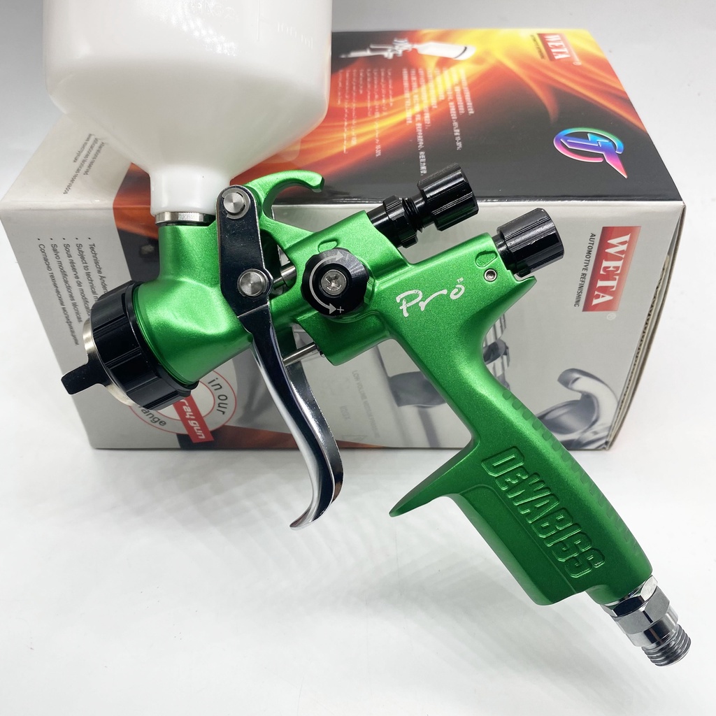 GTI pro spray gun 1.3MM te20 with no wash pot dewabiss 2022 new style ...