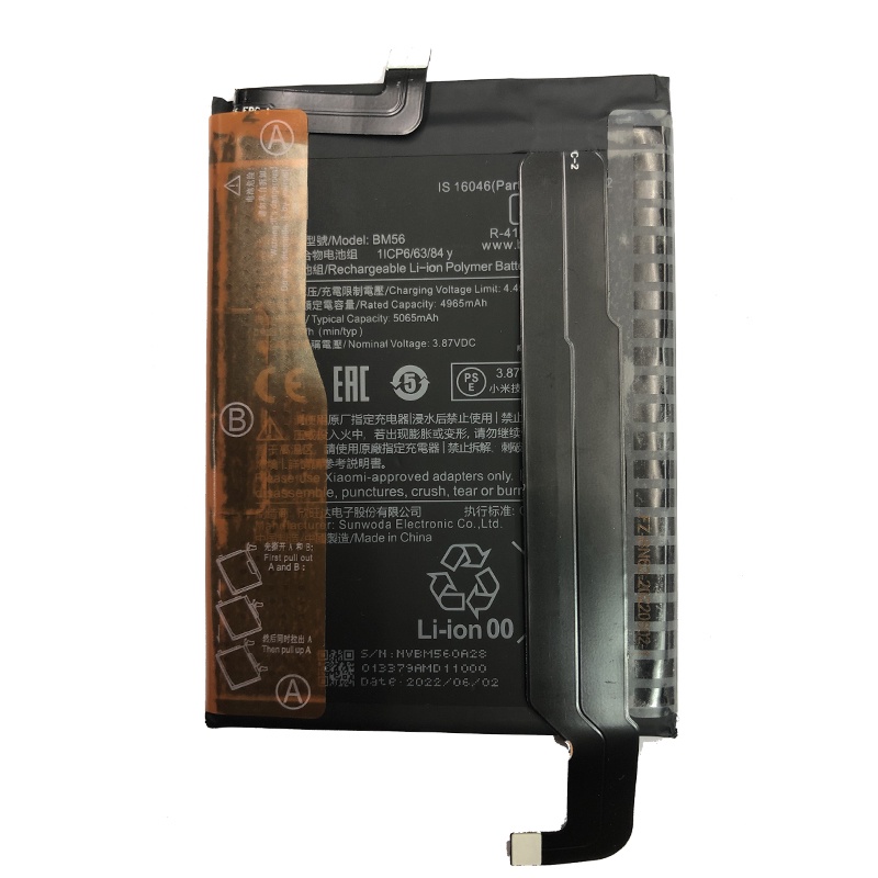 Original แบตเตอรี่ Xiaomi Redmi K40 Gaming 5G POCO F3 GT battery BM56 ...