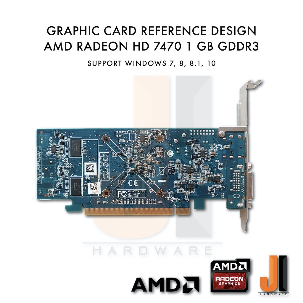 AMD Radeon HD 7470 1GB 64-Bit GDDR3 OEM (มือสอง) | Shopee Thailand