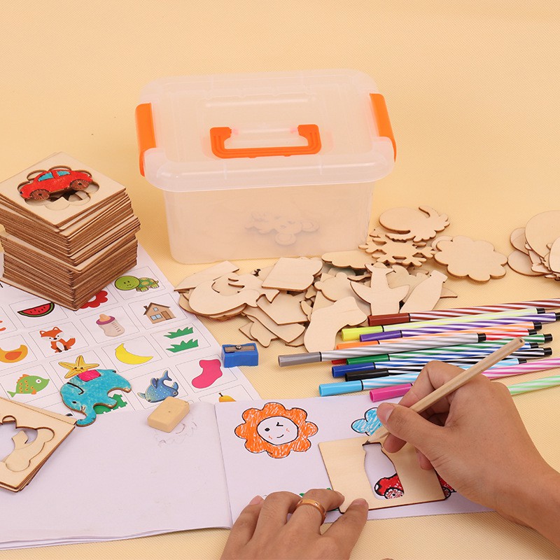 Children's gift learning to draw tools graffiti boys and girls painting ...