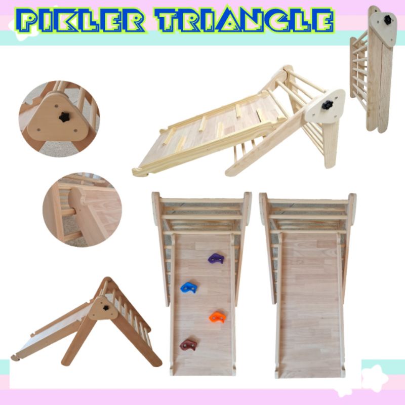 ิืPikler Triangle Climbing Frame Jungle Gym ของเล่นเด็ก ชุดปีนป่าย ชุด ...