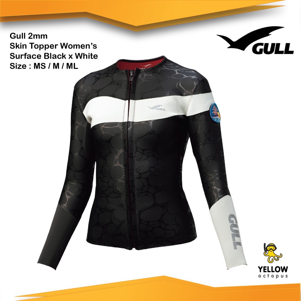 Wet Suit Gull 2mm Skin Topper Women's | Shopee Thailand