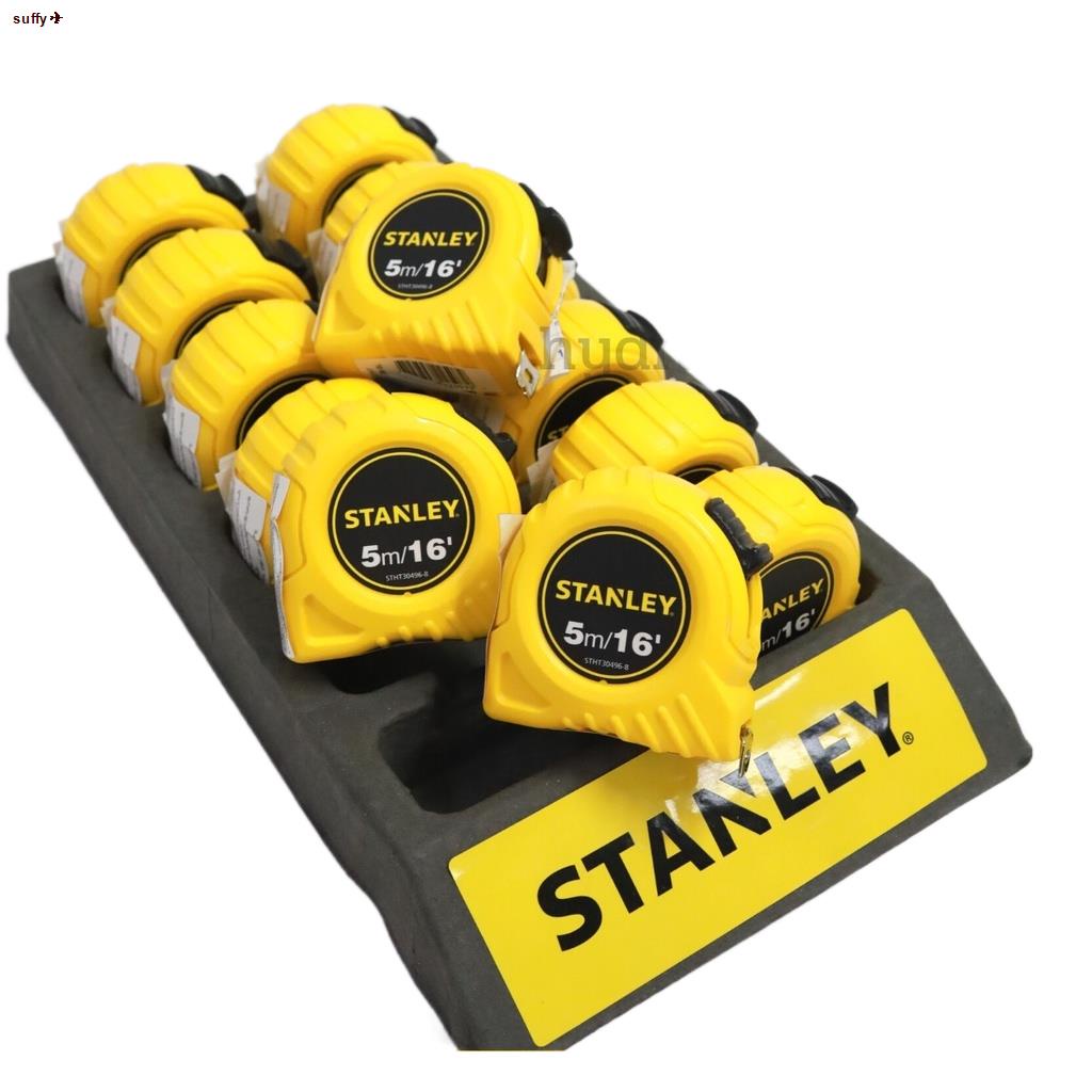 จุดประเทศไทยตลับเมตร Stanley 5 เมตร หุ้มยางชุบสแตนเลสพลาสติกABS ...