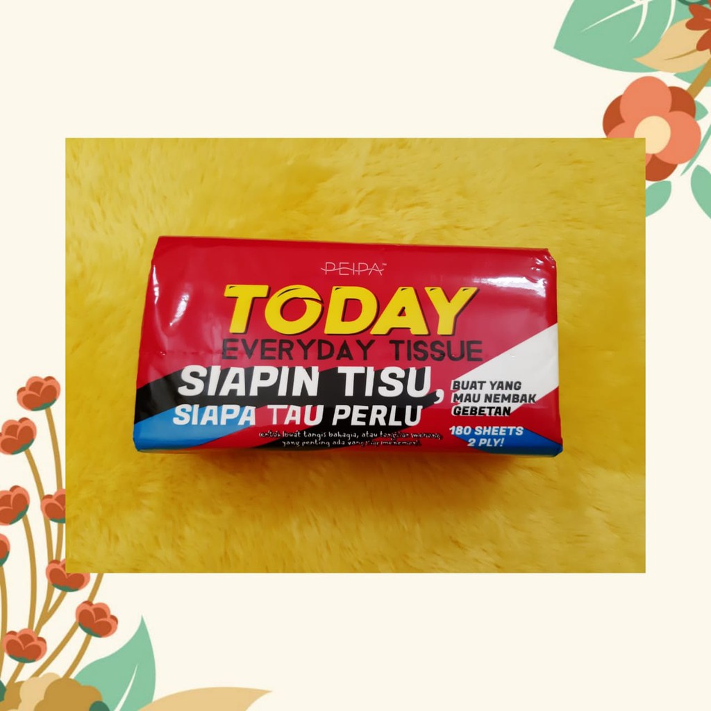 Today / Tissue Today 's แผ่นทิชชู่บํารุงผิวหน้า 180 แผ่น - 2 แผ่น ...