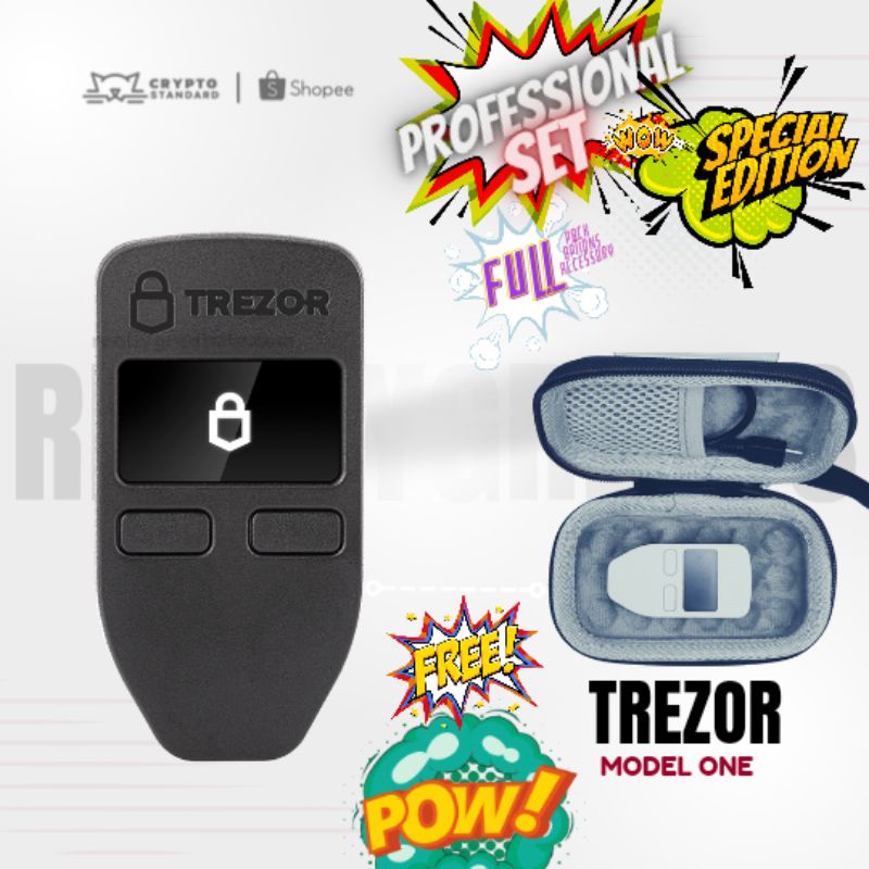 trezor one the hardware wallet with case protect hardware wallet hard ...