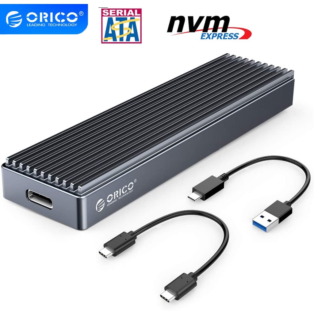 Orico กล่องเคส NVME Enclosure NGFF M.2 SATA USB C สำหรับ Gen2 10Gbps ...