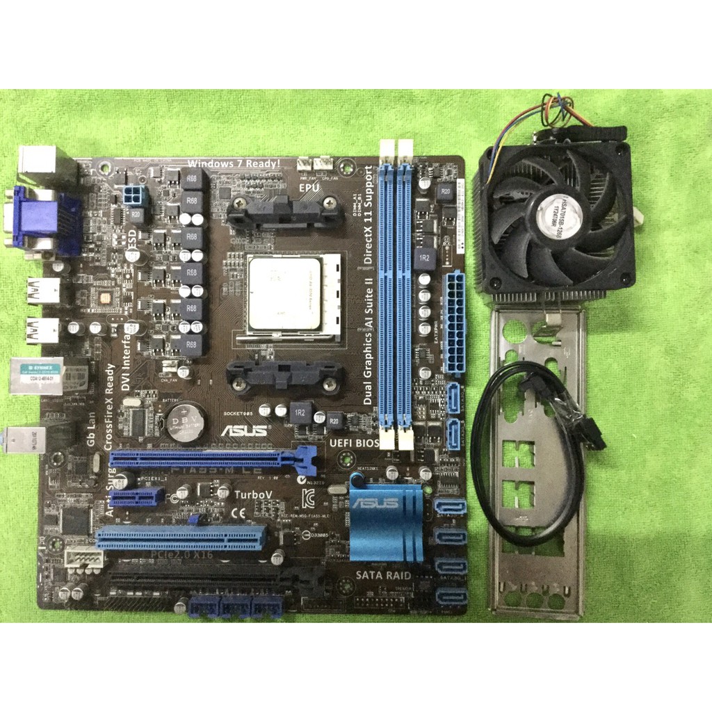 เมนบอร์ด AMD Asus FM1 ATX + APU | Shopee Thailand