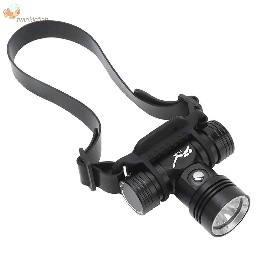 1Pcs 50000LM Diving Headlamp Underwater Headlights Scuba Head ...