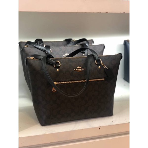 แท้100 COACH GALLERY TOTE IN SIGNATURE CANVAS (COACH 79609)มีหลายสีให้ ...