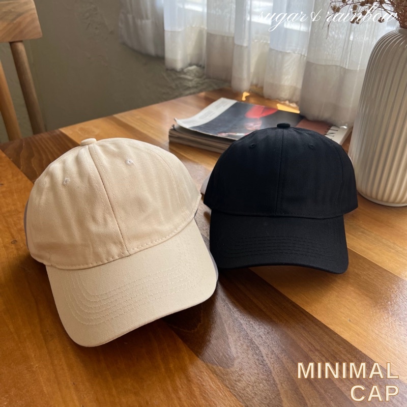 มาใหม่9สีจุกๆค่าminimal cap หมวกแก๊ปสุดคลาสสิก - sugarandrainbow - ThaiPick