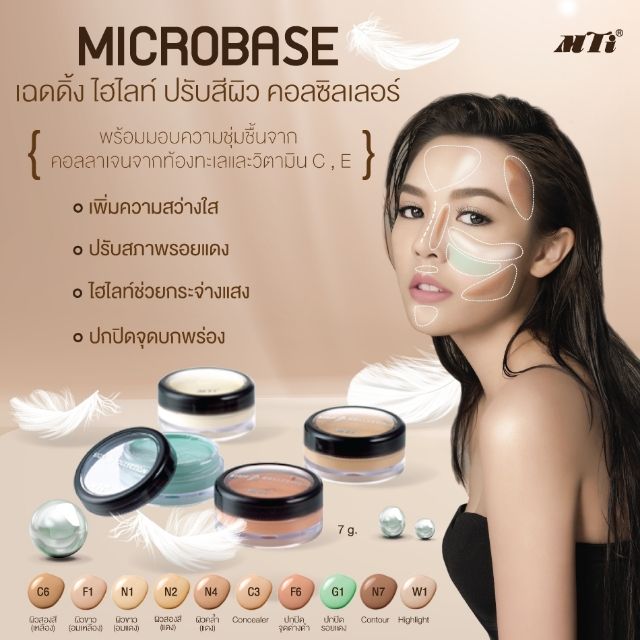 Mti sign collection micro base เอ็มทีไอ ไชน์คอลเลคชั่น ไมโคร เบ - ntbeautyth - ThaiPick