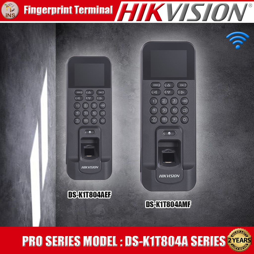 Hikvision Pro Fingerprint Terminal รุ่น DS-K1T804AMF / DS-K1T804AEF ... Hikvision Pro Fingerprint Terminal รุ่น DS-K1T804AMF / DS-K1T804AEF ...
