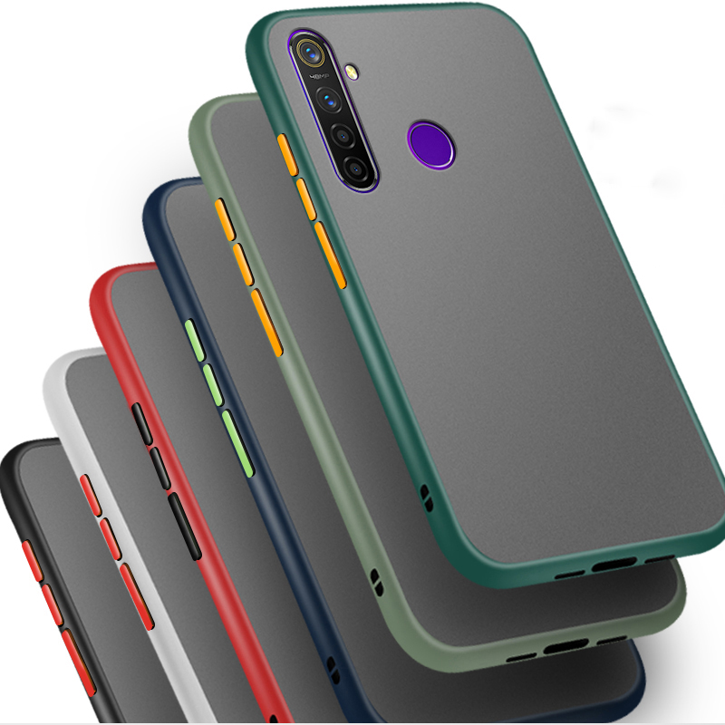 Matte Hard Case เคส Realme C11 C15 C17 C3 C2 C1 C3i 6i 6 5i 5 7 7i 6S ...