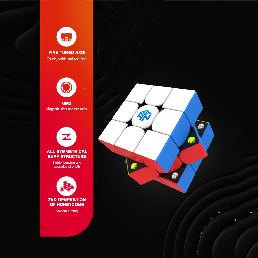 GAN 356M 3x3 แรงแม่เหล็ก รูบิค คลาสสิค Rubiks Cube ของเล่นเพื่อการศึกษา ...