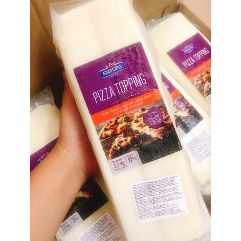 EMBORG Pizza Topping มอสซาเรลล่าชีส 2.5kg ชีสสำหรับทำพิซซ่า Mozzarella ... EMBORG Pizza Topping มอสซาเรลล่าชีส 2.5kg ชีสสำหรับทำพิซซ่า Mozzarella ...