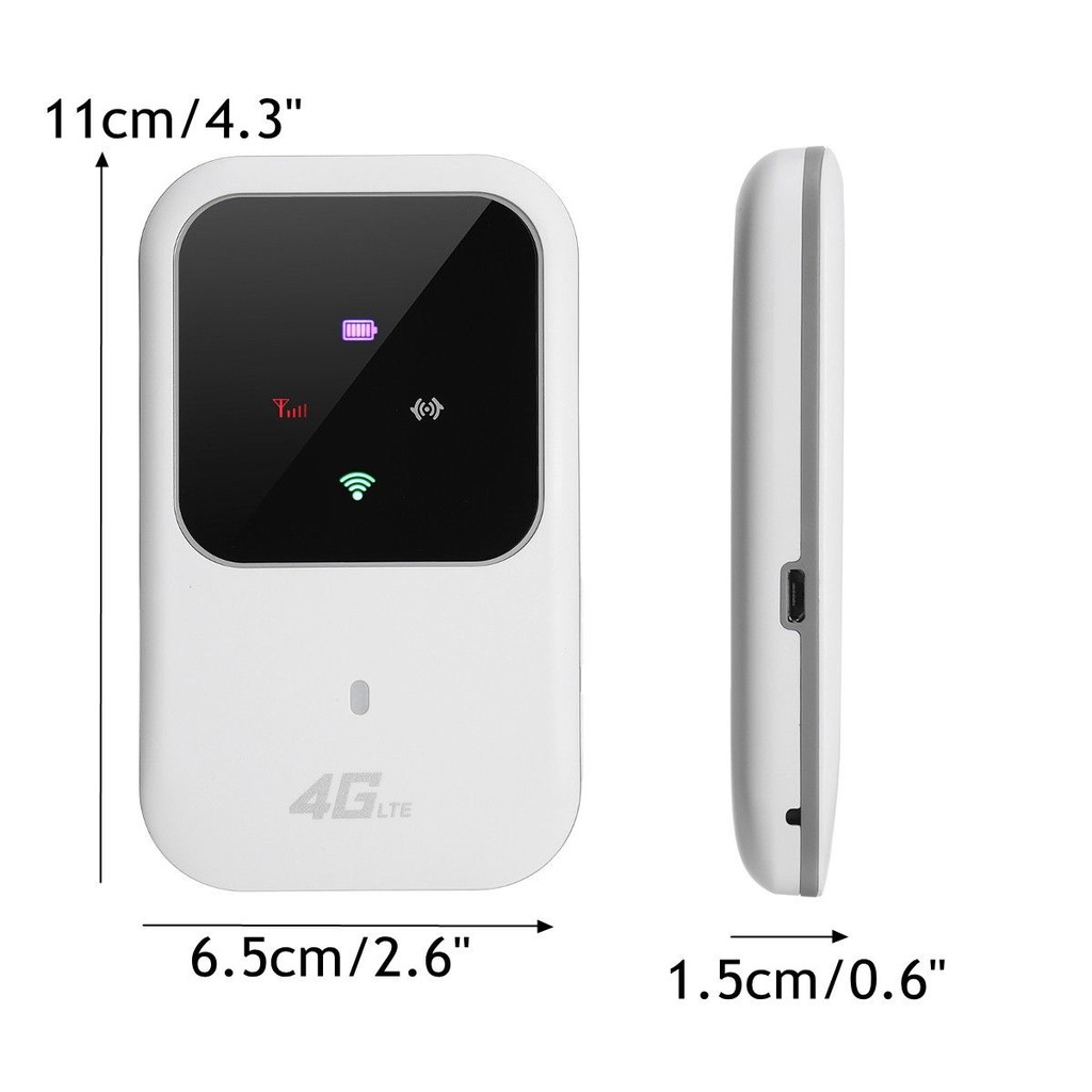 Portable 4G Router Wireless Broadband Wifi Hotspot SIM Card Slot USB ...
