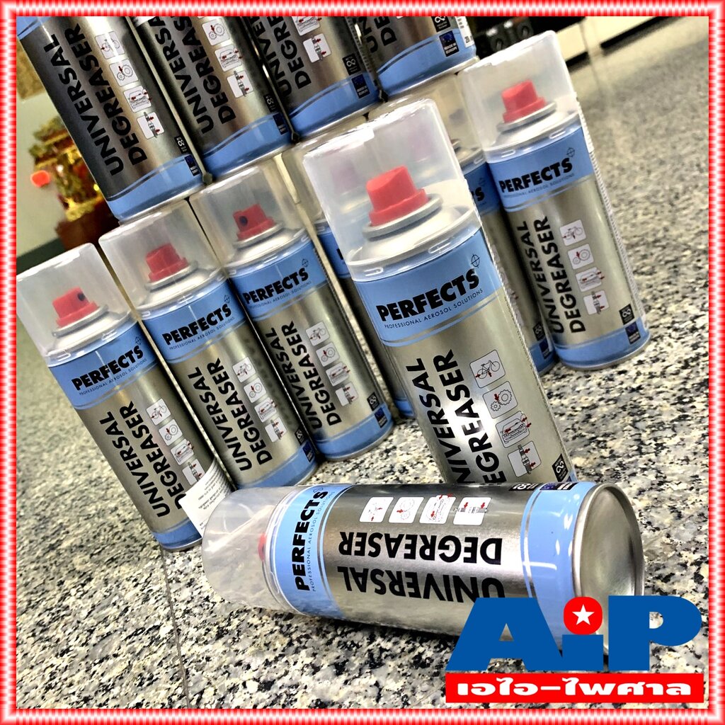 กล่อง12กระป๋อง Perfects สเปรย์ กระป๋องฟ้า 200ml Degreaser Cleaner ...