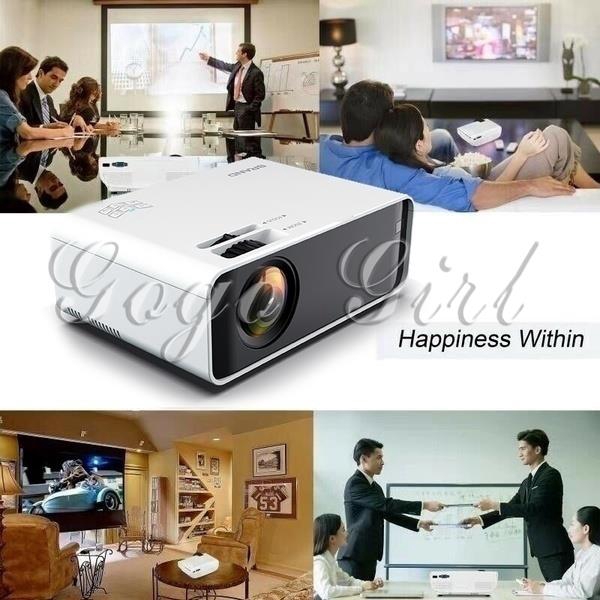 Gogo LCD Projector HDMI/AV/USB/TF/VGA Home Theater Projector Smart ...