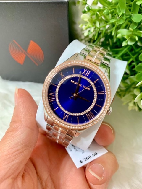 พร้อมส่ง นาฬิกา Mk รุ่น Michael Kors Lauryn MK3929 สีหน้าปัด น้ำเงิน ...