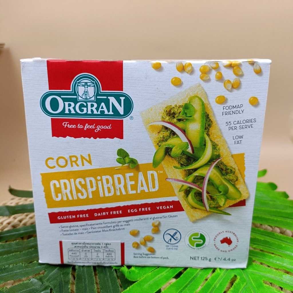 Orgran Corn Crispbread 125g ออร์แกรนข้าวโพดอบกรอบ 125g - nophawin19 ...