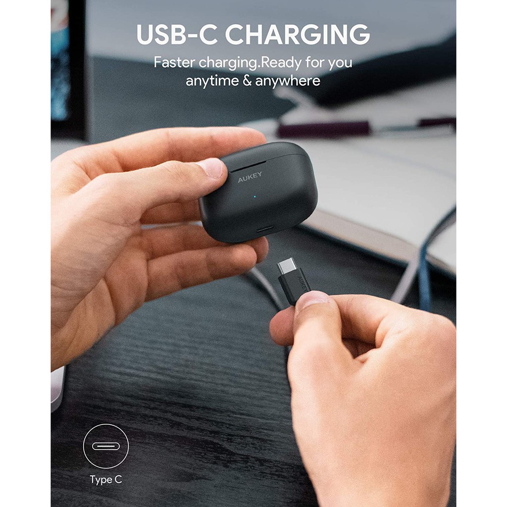 Aukey EP-T27 หูฟังไร้สาย True Wireless - munkonggadget - ThaiPick