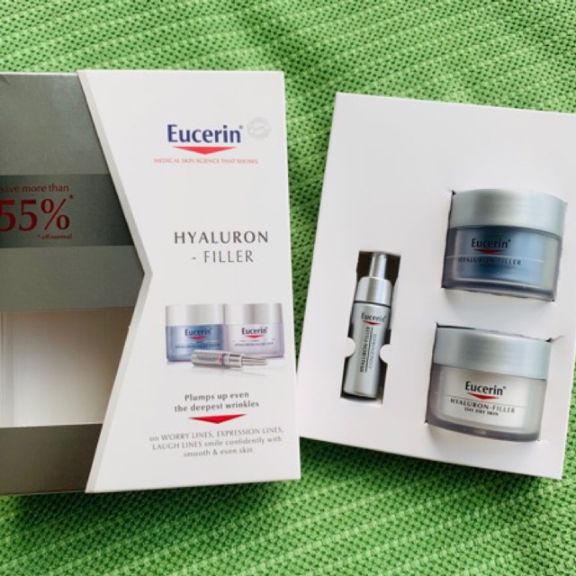 พร้อมส่ง Eucerin Hyaluron Filler mini Set. ลดริ้วรอย ยกกระชับผิวหย่อน ...