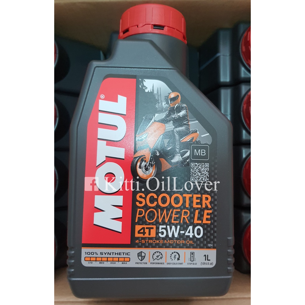 ผลิต 2022 Motul 4T Scooter Power LE 4T 5W40 100 synthetic 1 ลิตร Jaso ...