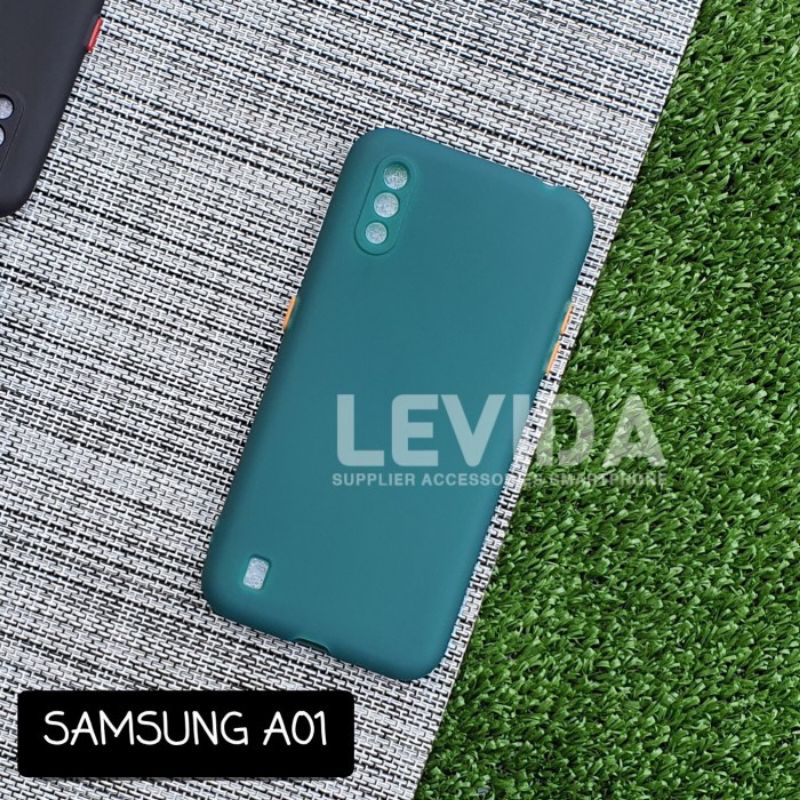 เคสโทรศัพท์มือถือ ซิลิโคน สีมาการอง สําหรับ Samsung A01 A01 Core A02 M02 A01 A01 Core A02 M02 ...