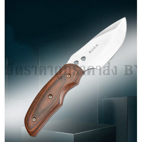 มีดพก Buck มีดตั้งแค้มป์ Buck 480 คลาสสิค ขนาดกลาง ด้ามไม้ OEM สำหรับ ...