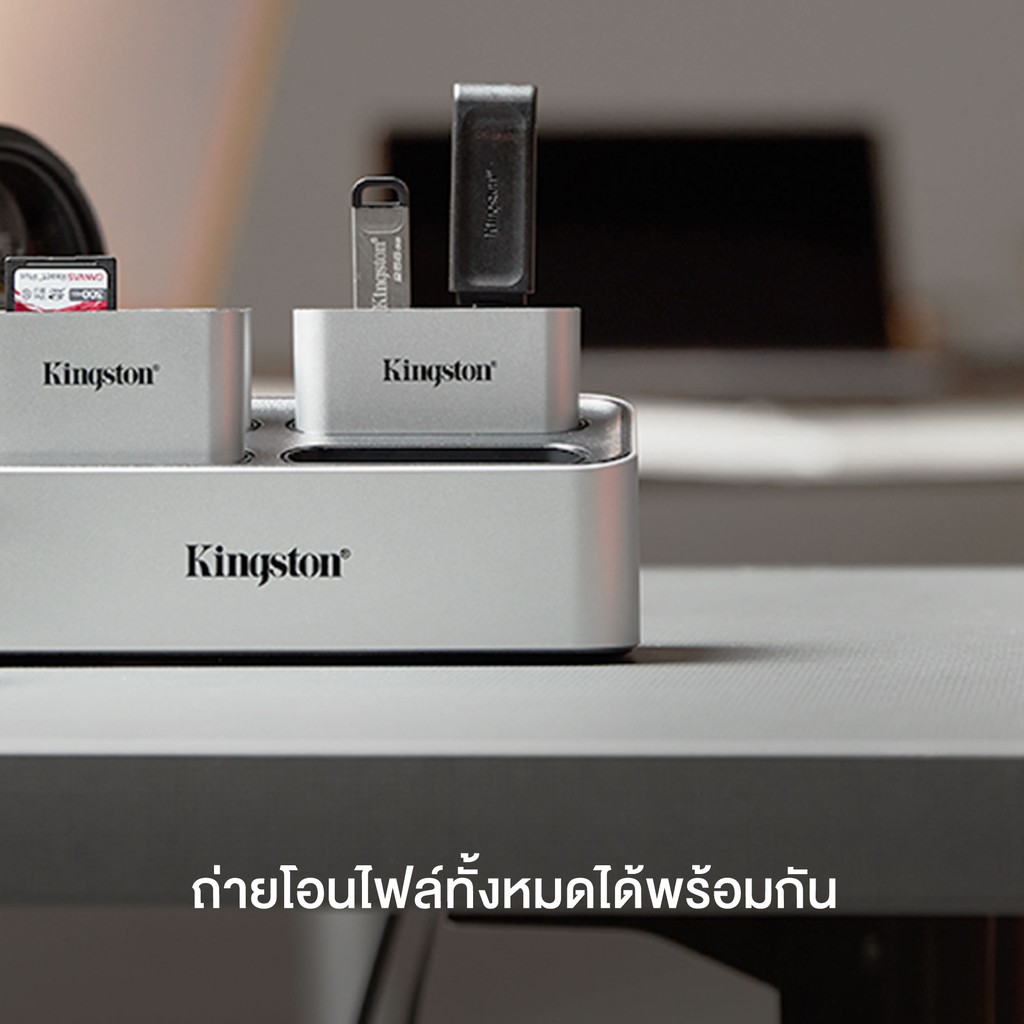 Kingston Workflow Station Dock และ USB miniHub USB-A USB-C (WFS-U ...