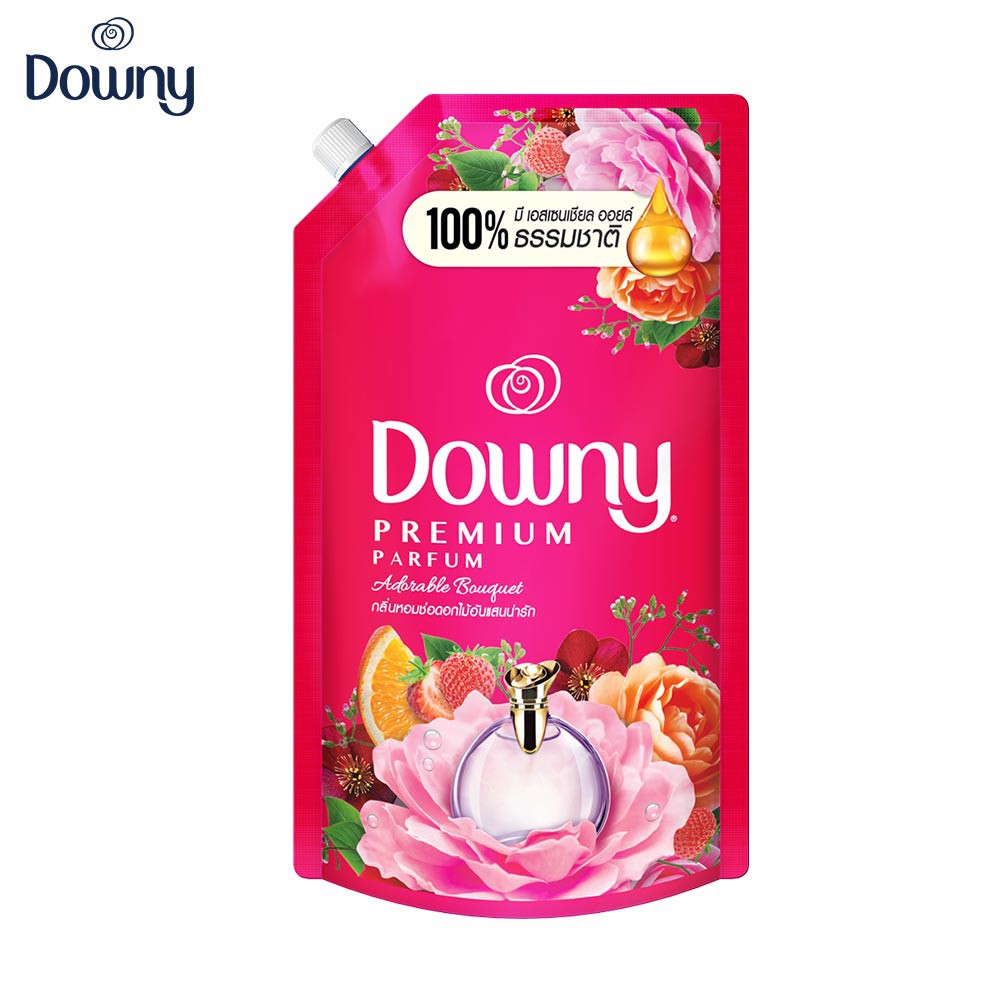 [ใหม่ ] Downy ดาวน์นี่ น้ำยาปรับผ่านุ่มสูตรเข้มข้น กลิ่นช่อดอกไม้อันแสน