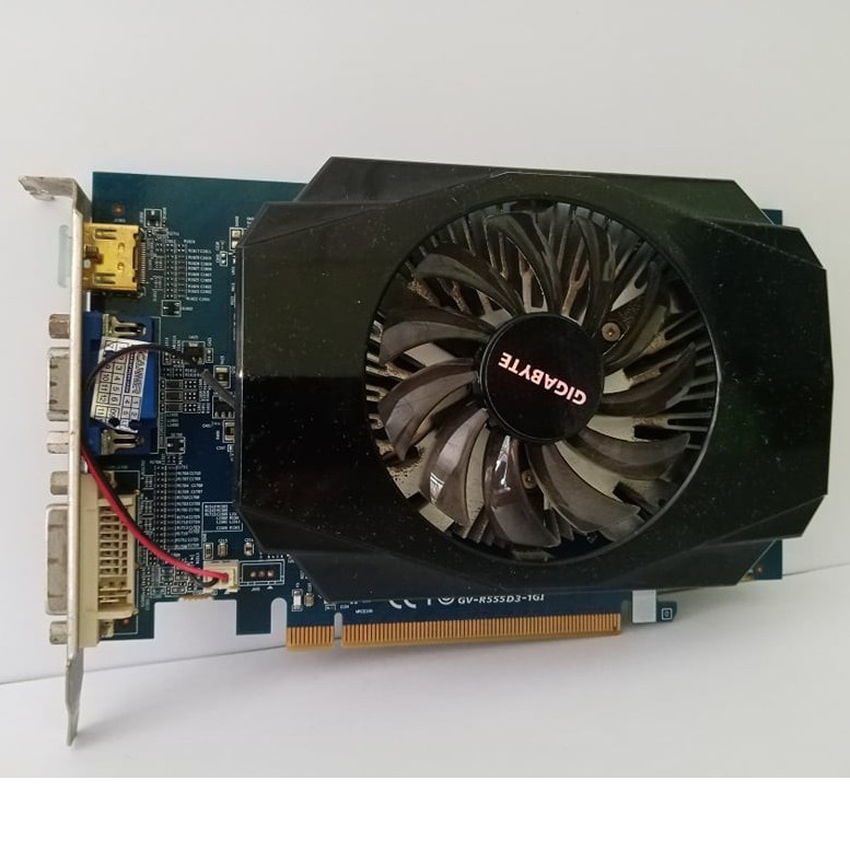 การ์ดจอ GIGABYTE GV-R555D3-1GI Radeon HD 5550 1GB 128-bit DDR3 (ไม่ต้อง ...